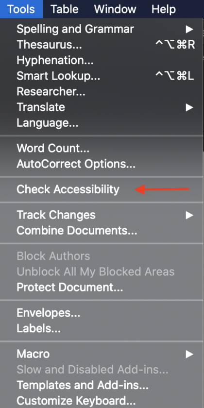 Microsoft Word - Accessibility Guide - University of Maine System