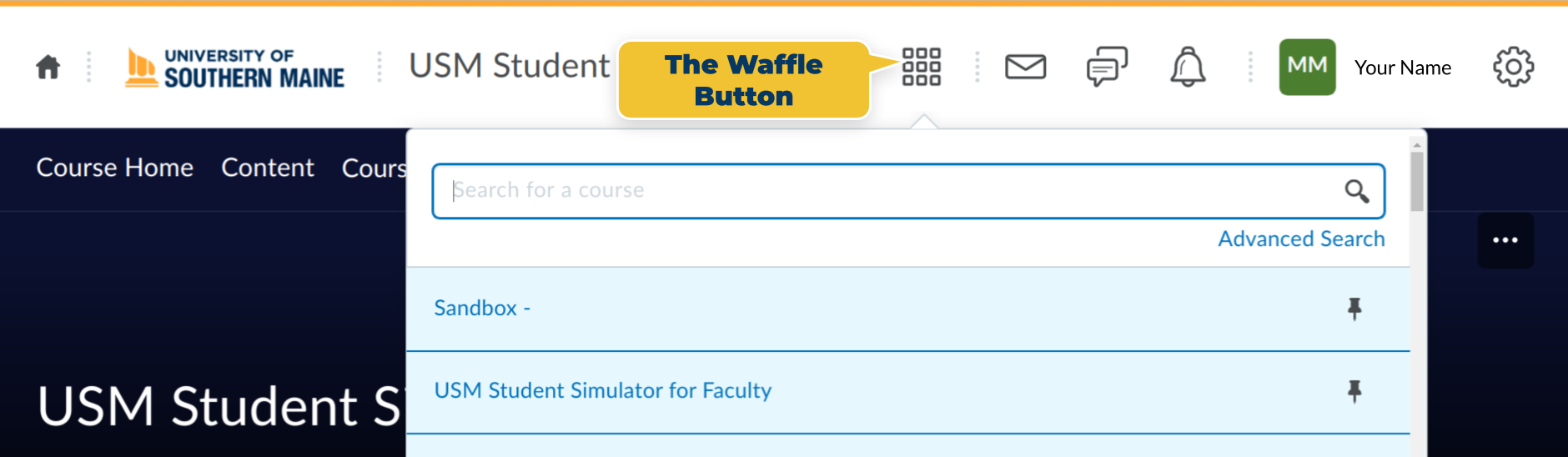 How to Find your BrightSpace Course - University of Maine System