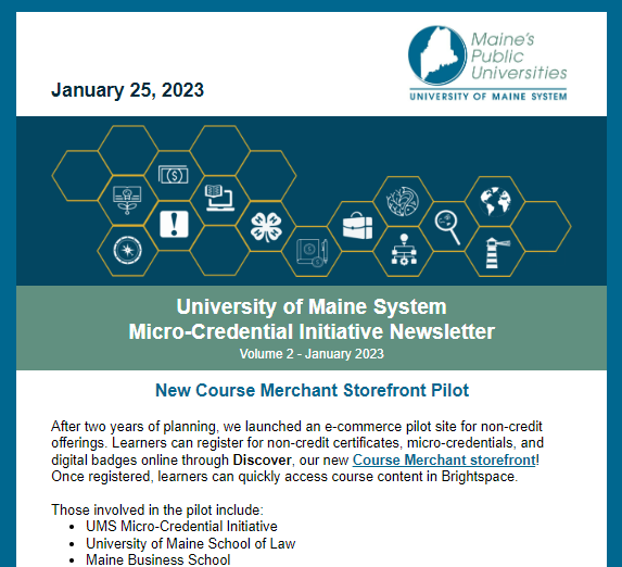 Volume 2 of the UMS Micro-Credential Initiative Newsletter - University ...