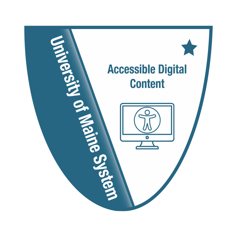 Accessible Digital Content - University of Maine System