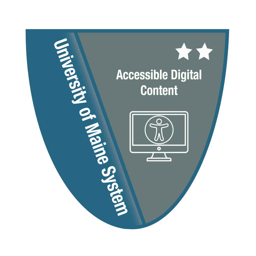 Accessible Digital Content - University of Maine System
